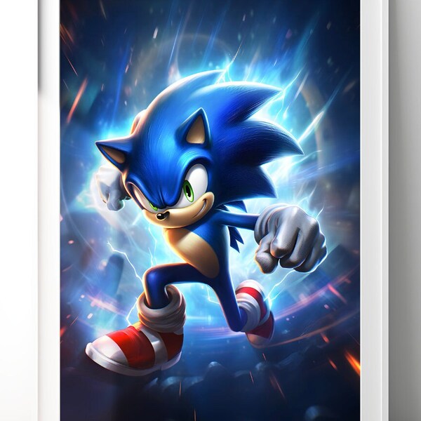 Sonic Poster - Etsy