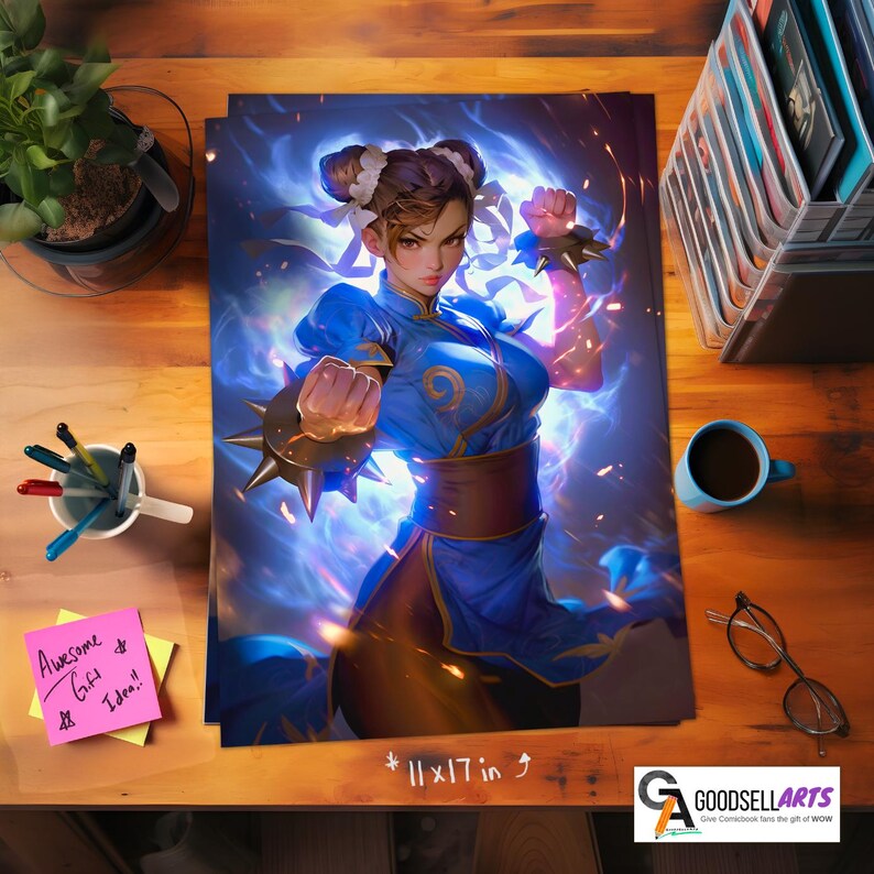 Chun-li Street Fighter Poster| SF6 Wall Art Video Game Decor, Retro ...