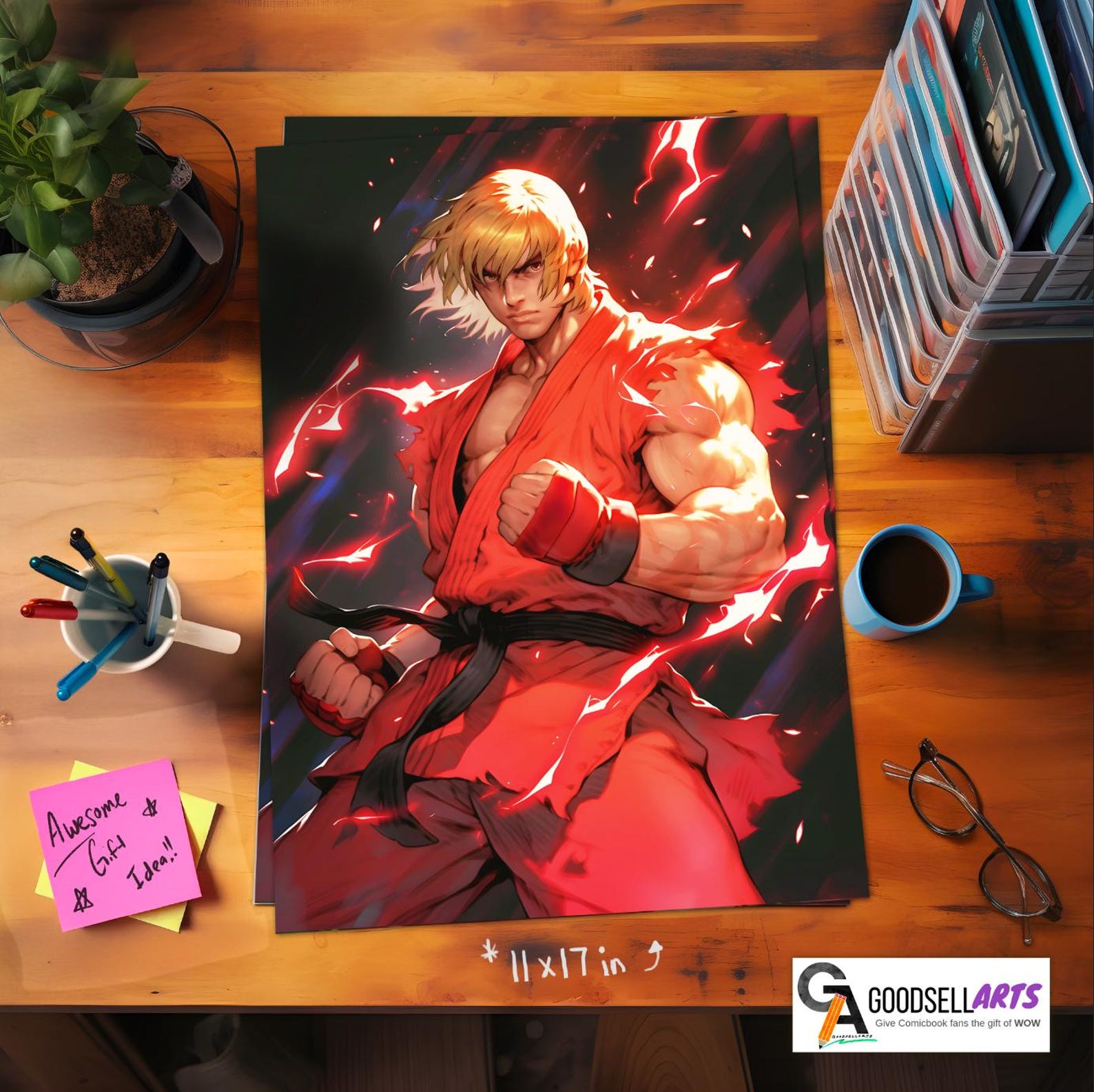 Ken Street Fighter Poster | Street Fighter Art | Ken Masters | SF6 ...