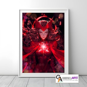 Scarlet Witch Poster | "no More Mutants." | Wandavision | Avengers ...