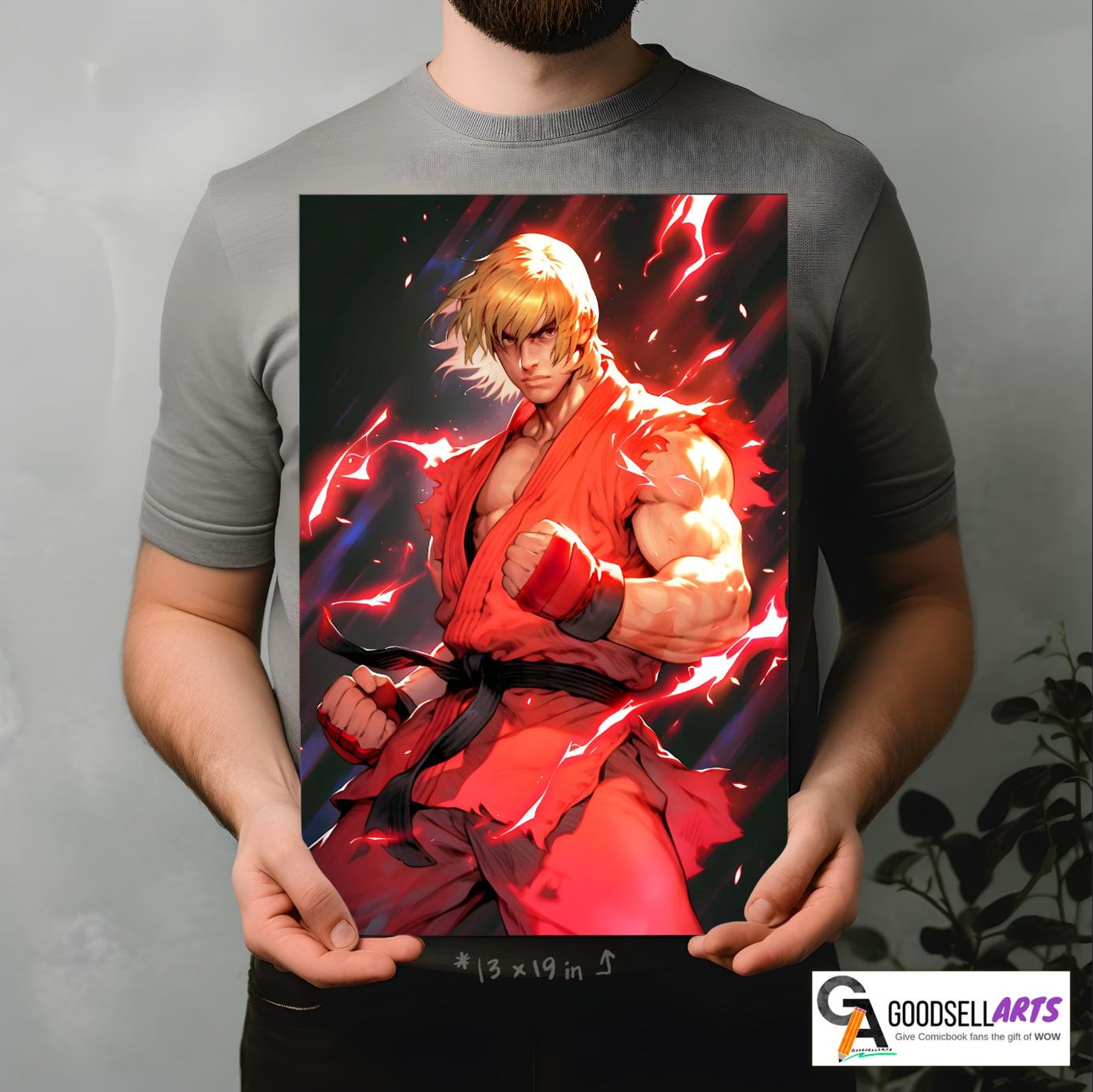 Ken Street Fighter Poster | Street Fighter Art | Ken Masters | SF6 ...