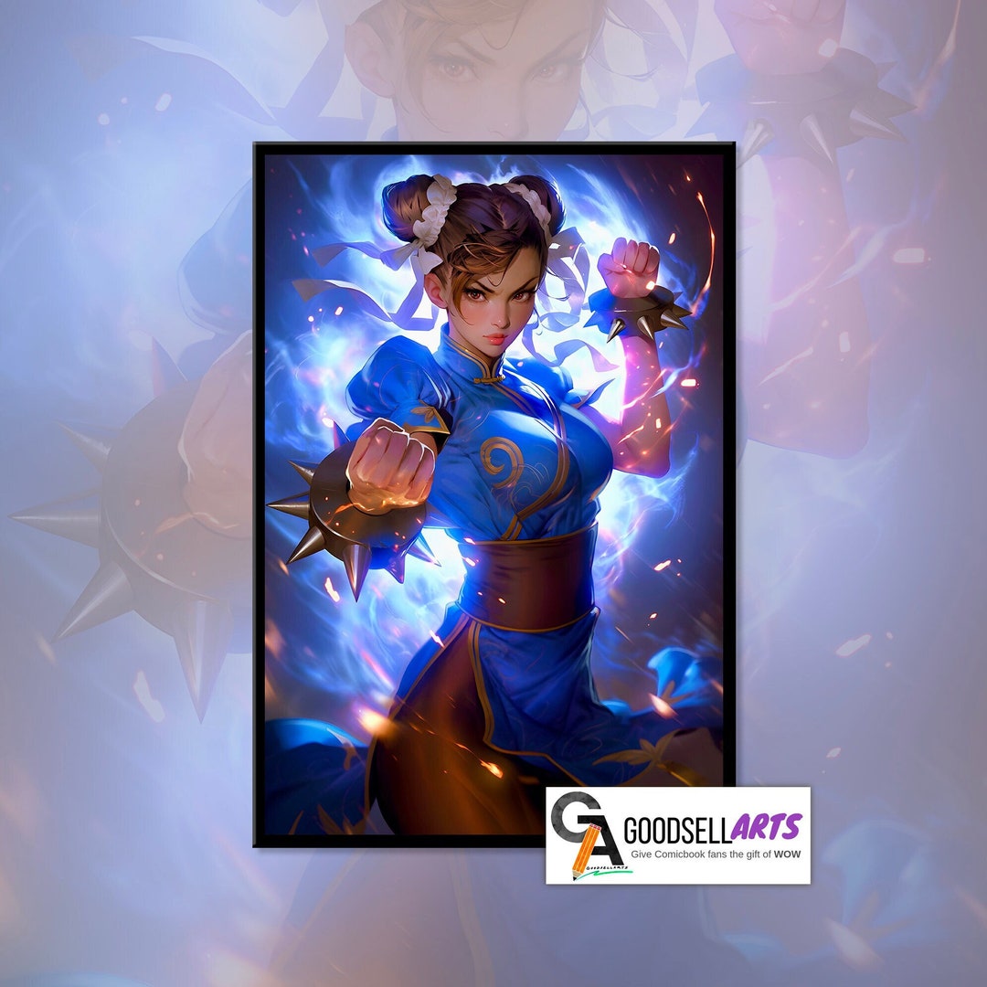 Chun-li Poster Street Fighter Chun Li Art Chun Li Wall Art SF6 Poster ...