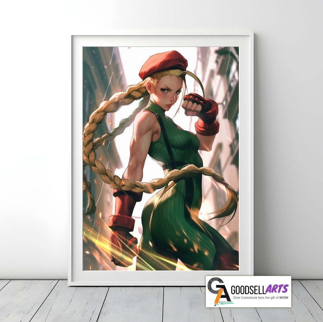 Cammy Street Fighter Poster canon Spike Street Fighter Art Cammy White ...