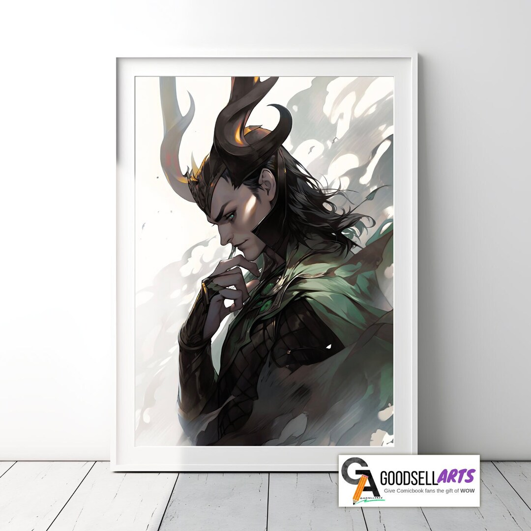 Loki Poster i Am Burdened With Glorious Purpose. Marvel Loki Print Loki ...