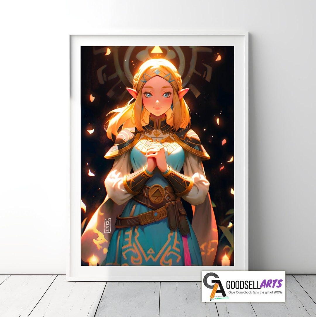 Princess Zelda Poster the Light Hasn't Left Hyrule - Etsy