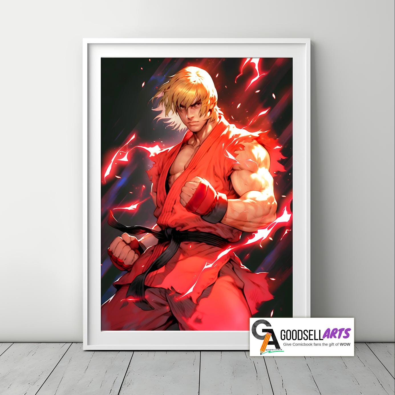 Ken Street Fighter Poster | Street Fighter Art | Ken Masters | SF6 ...
