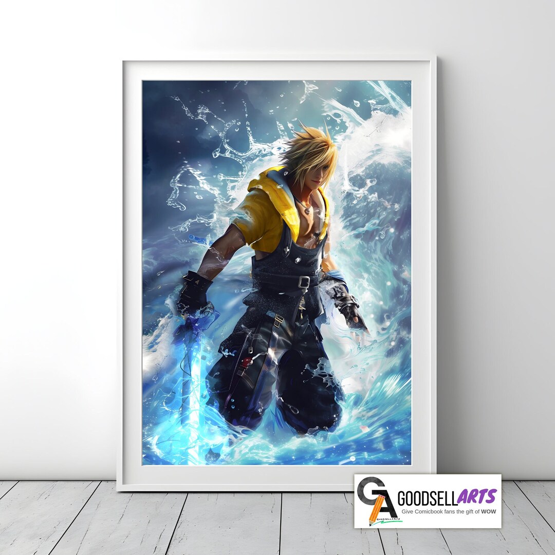Tidus Final Fantasy Poster i've Been Saving This One for You FFX Gaming ...