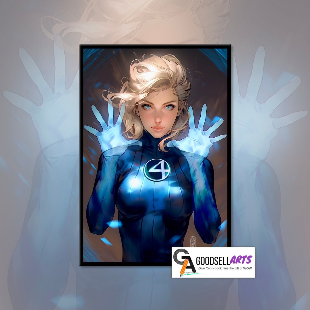 Invisible Woman Poster Fantastic Four Poster Marvel Fantastic Four ...