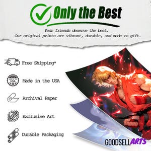 Ken Street Fighter Poster | Street Fighter Art | Ken Masters | SF6 ...