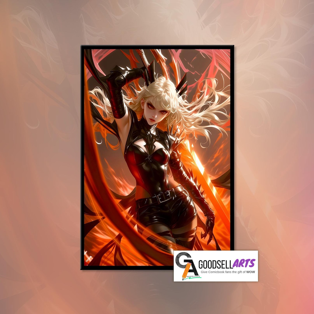 Magik Poster Print Marvel Rivals Magik X-men Magik Poster Magik Wall ...