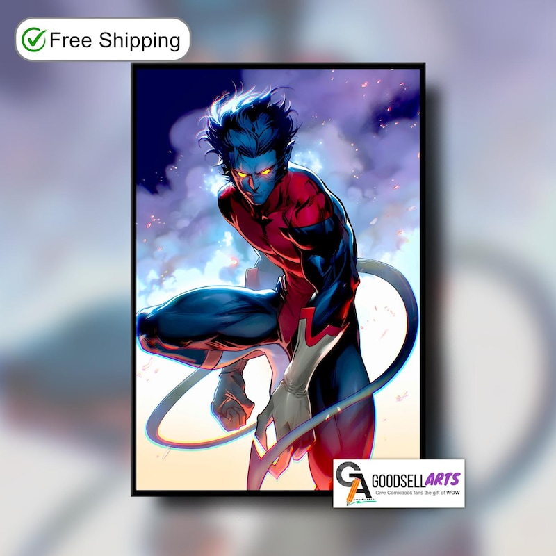 Nightcrawler Art Xmen - Etsy