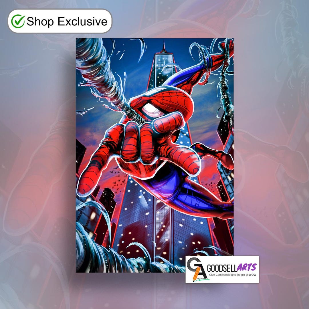 Marvel Spider-man Poster | Peter Parker Wall Art | Spider-man Art Print ...