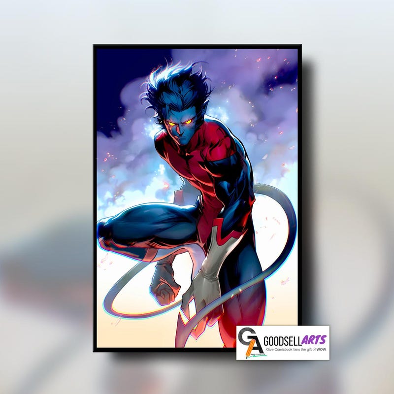 Nightcrawler Print Xmen - Etsy