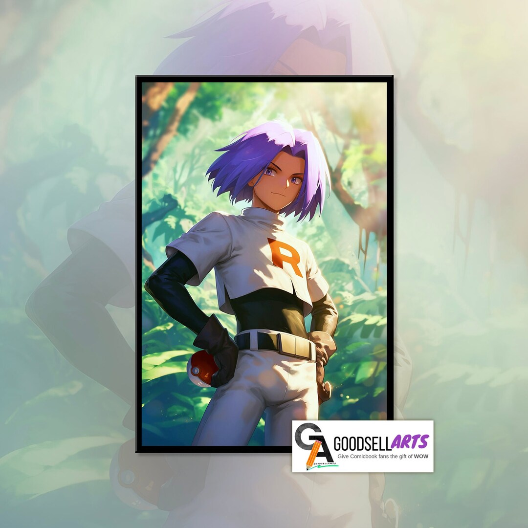 Team Rocket James Poster Pokemon Game Room Decor Pokemon Wall Art James ...