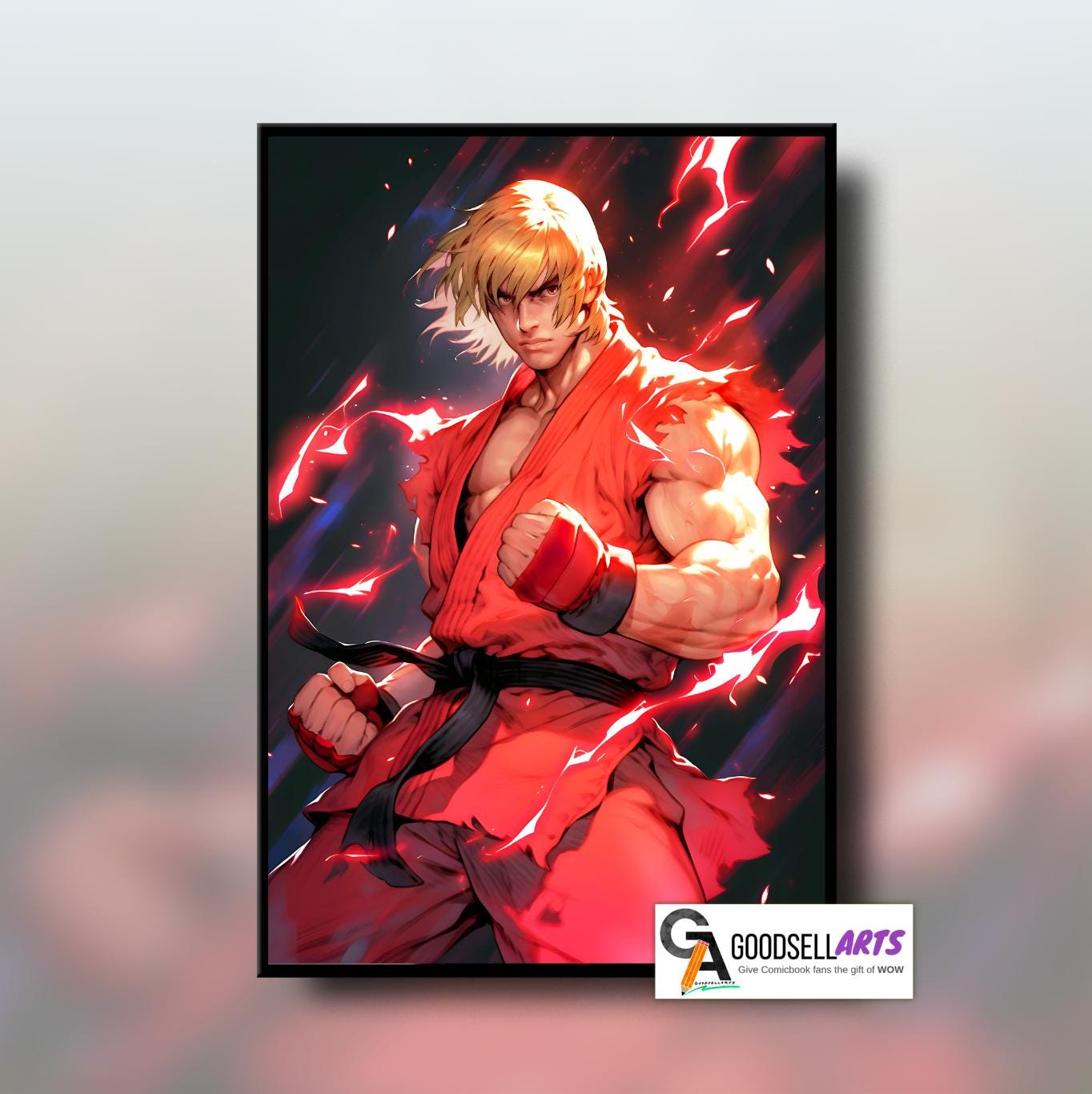 Ken Street Fighter Poster | Street Fighter Art | Ken Masters | SF6 ...
