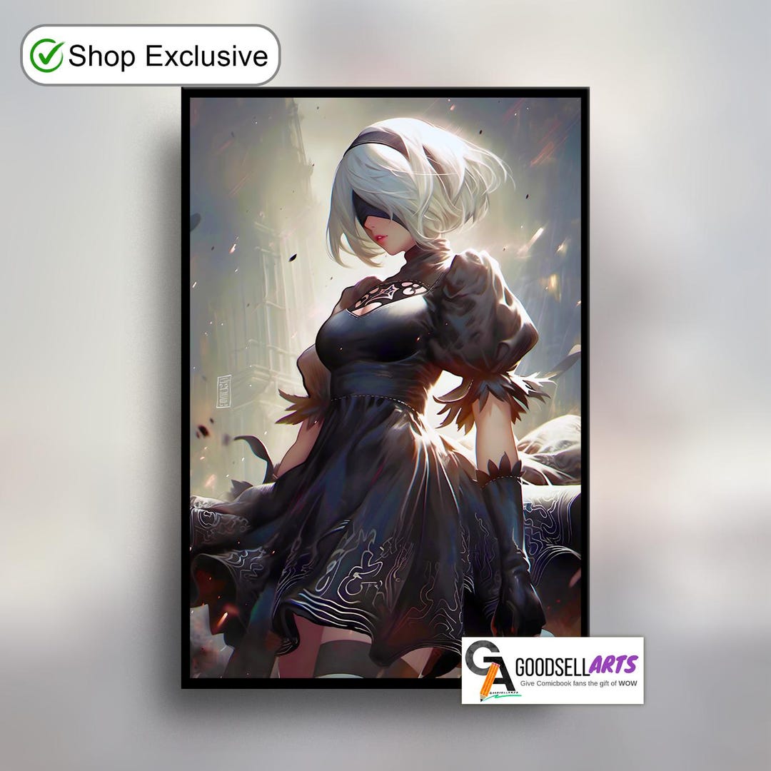 Nier Automata Poster | Nier 2B Art Print | Video Game Poster | Android ...