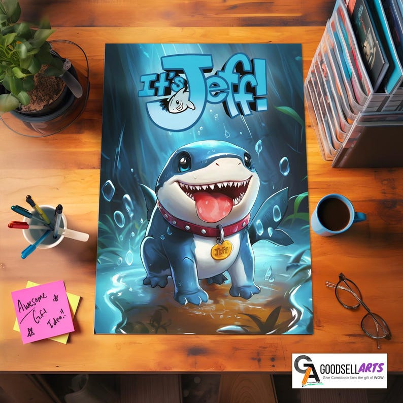 Jeff the Land Shark Poster, Marvel Rivals Wall Art Print, Superhero ...