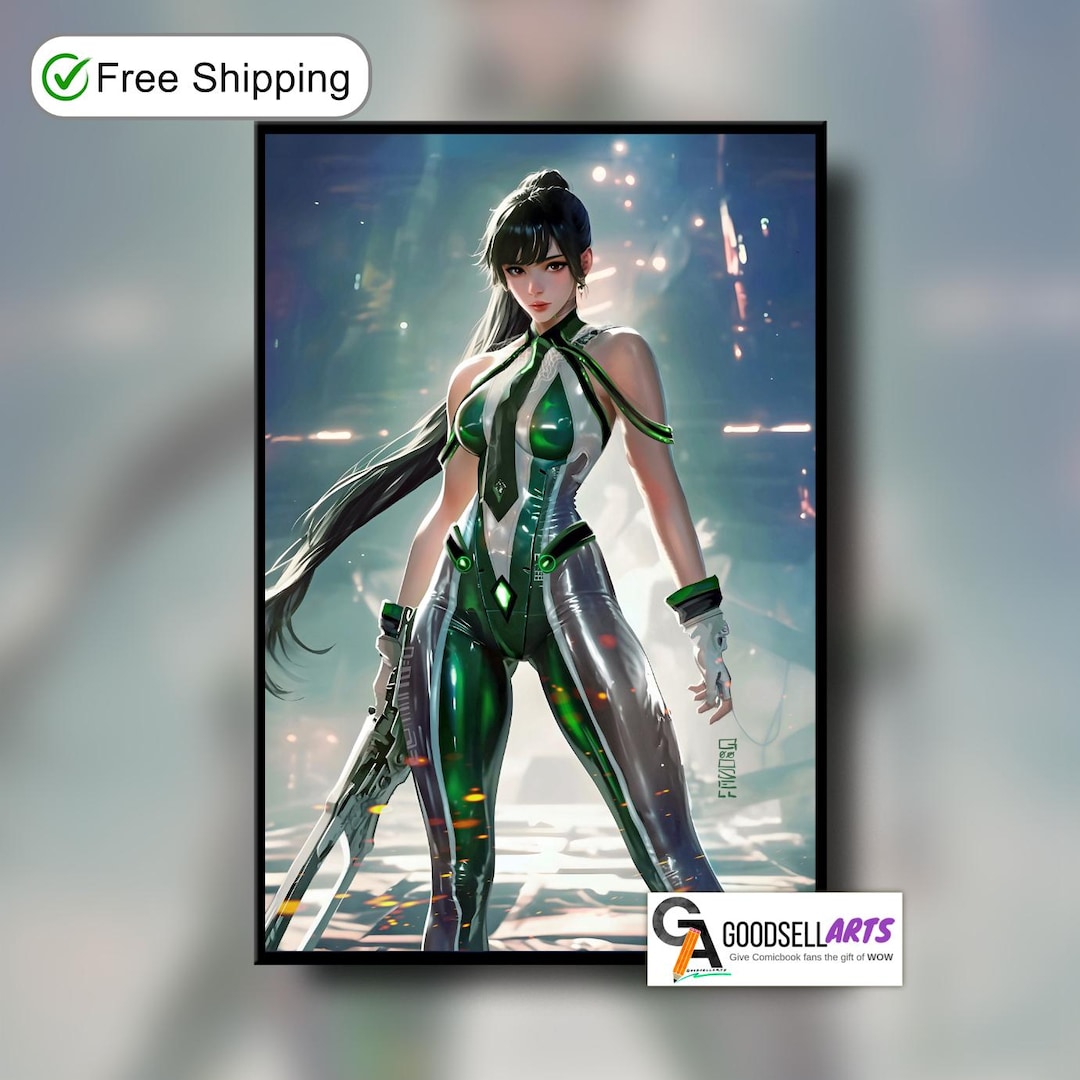 Stellar Blade Poster, EVE Project Wall Art Print, Sci-fi Gaming Print ...