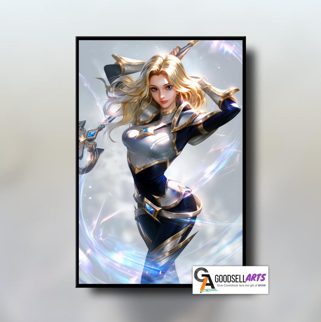 Lux Poster, League of Legends Poster, Lux Wall Art, Video Game Poster ...