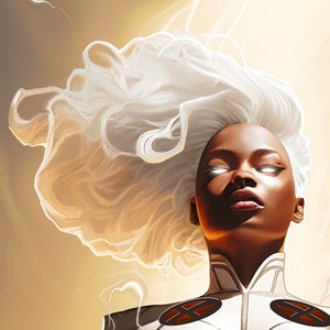 Storm Poster Marvel X-men Print, Storm Wall Art Storm Gift, Storm ...