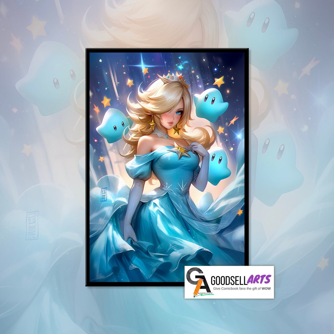 Princess Rosalina Poster | Super Mario Galaxy Poster | Nintendo Art ...