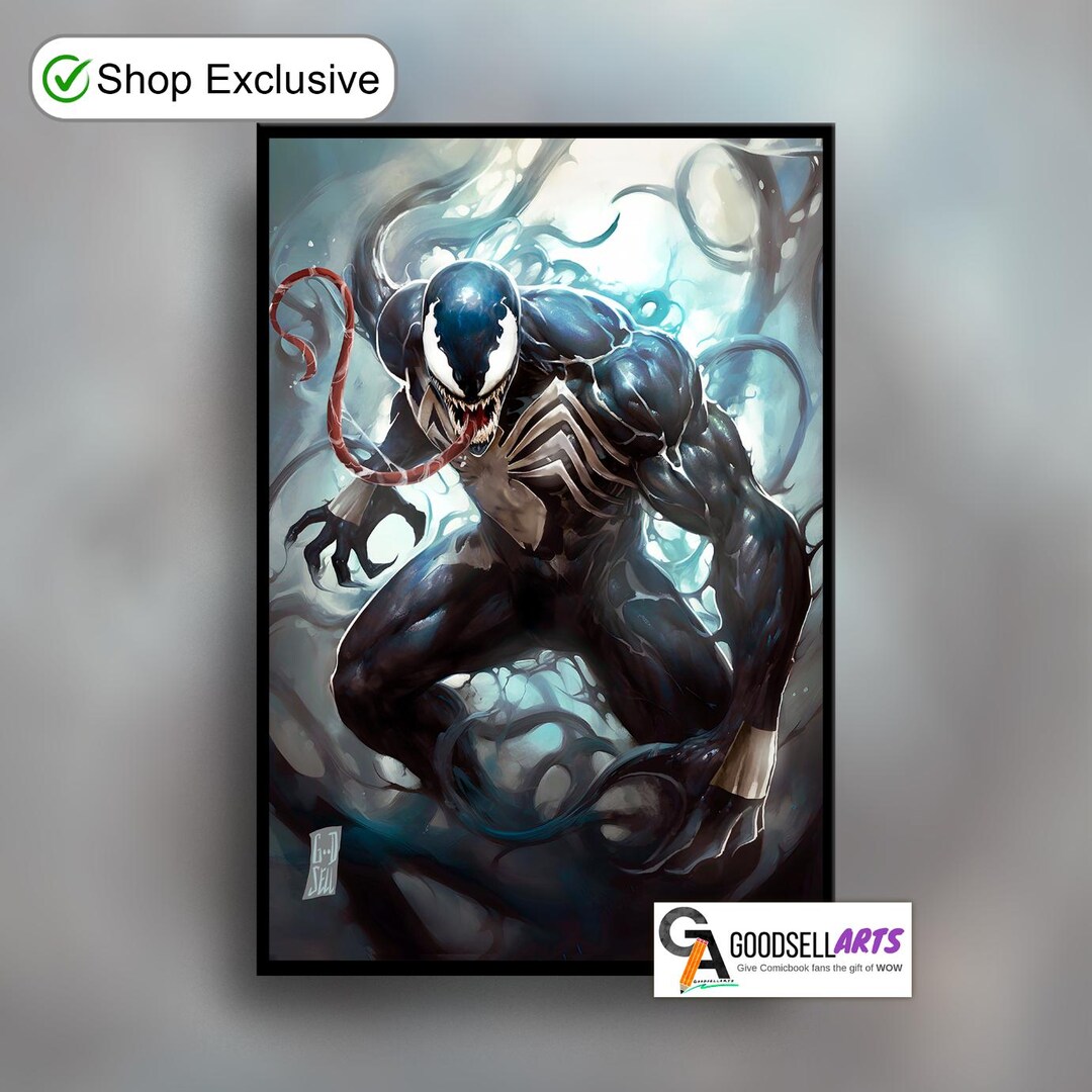 Venom Poster | Venom Wall Art | Marvel Venom Art Print | Eddie Brock ...