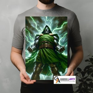 Doctor Doom Poster | Marvel Dr Doom Art Print | Dr. Doom Wall Art ...