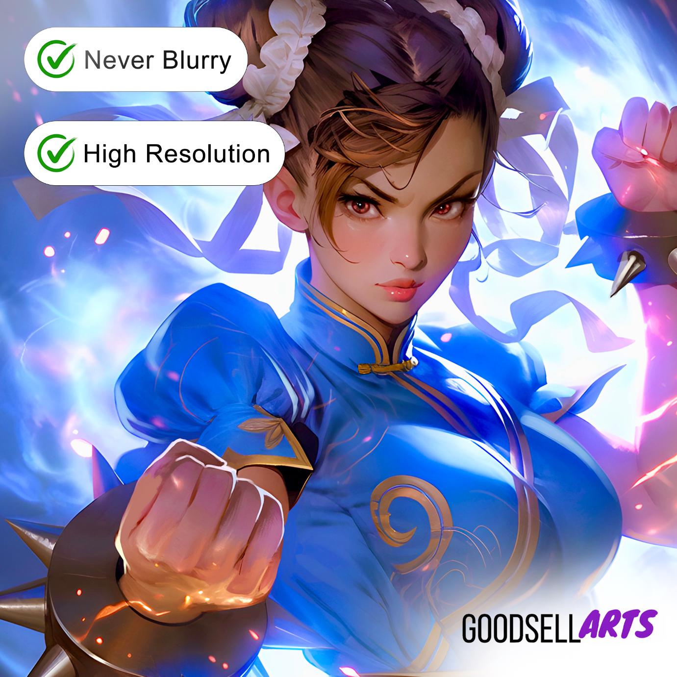Chun-li Street Fighter Poster| SF6 Wall Art Video Game Decor, Retro ...