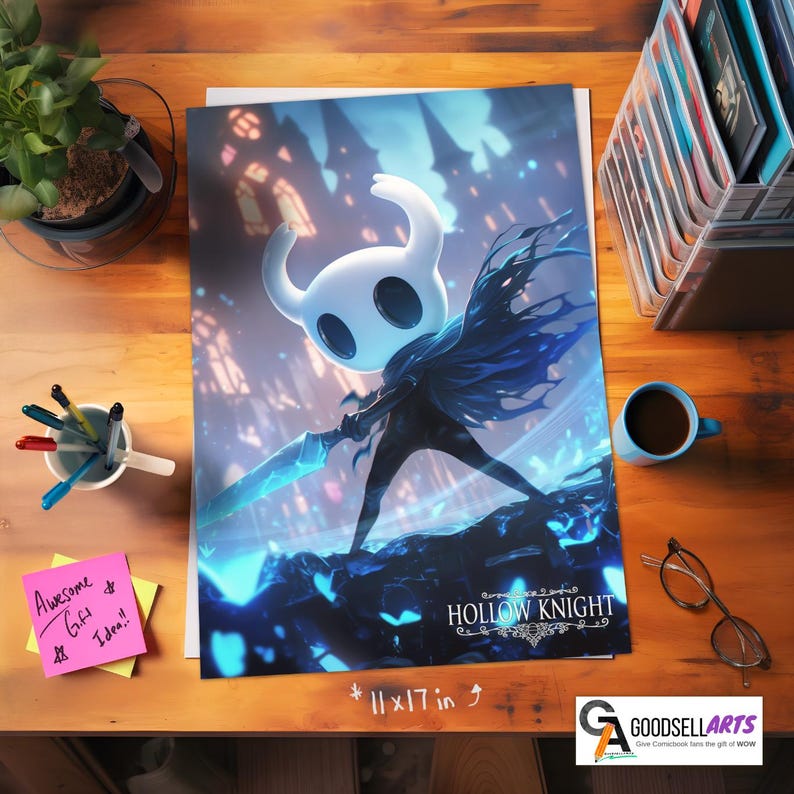 Hollow Knight Poster: Video Game Art Print, Game Room Decor, Hollow ...