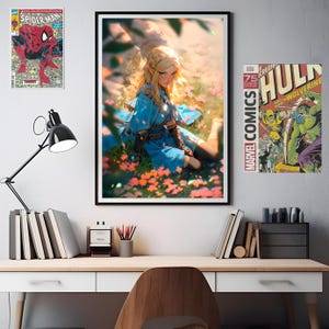 Princess Zelda Poster Print | Legend of Zelda Art| Zelda Art Print ...