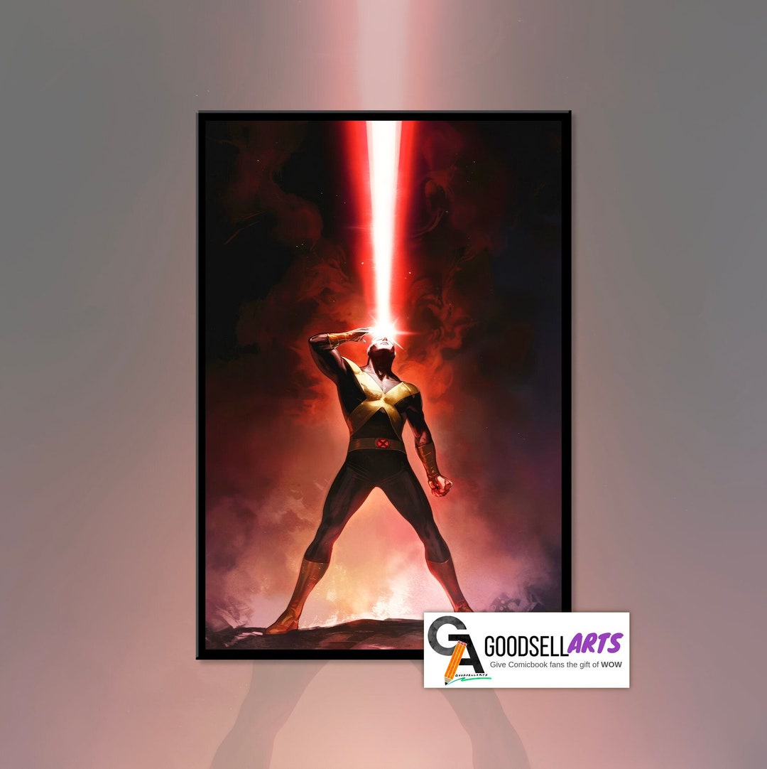 Cyclops X-men Poster Print | Marvel X-men Wall Art | Scott Summers Art ...