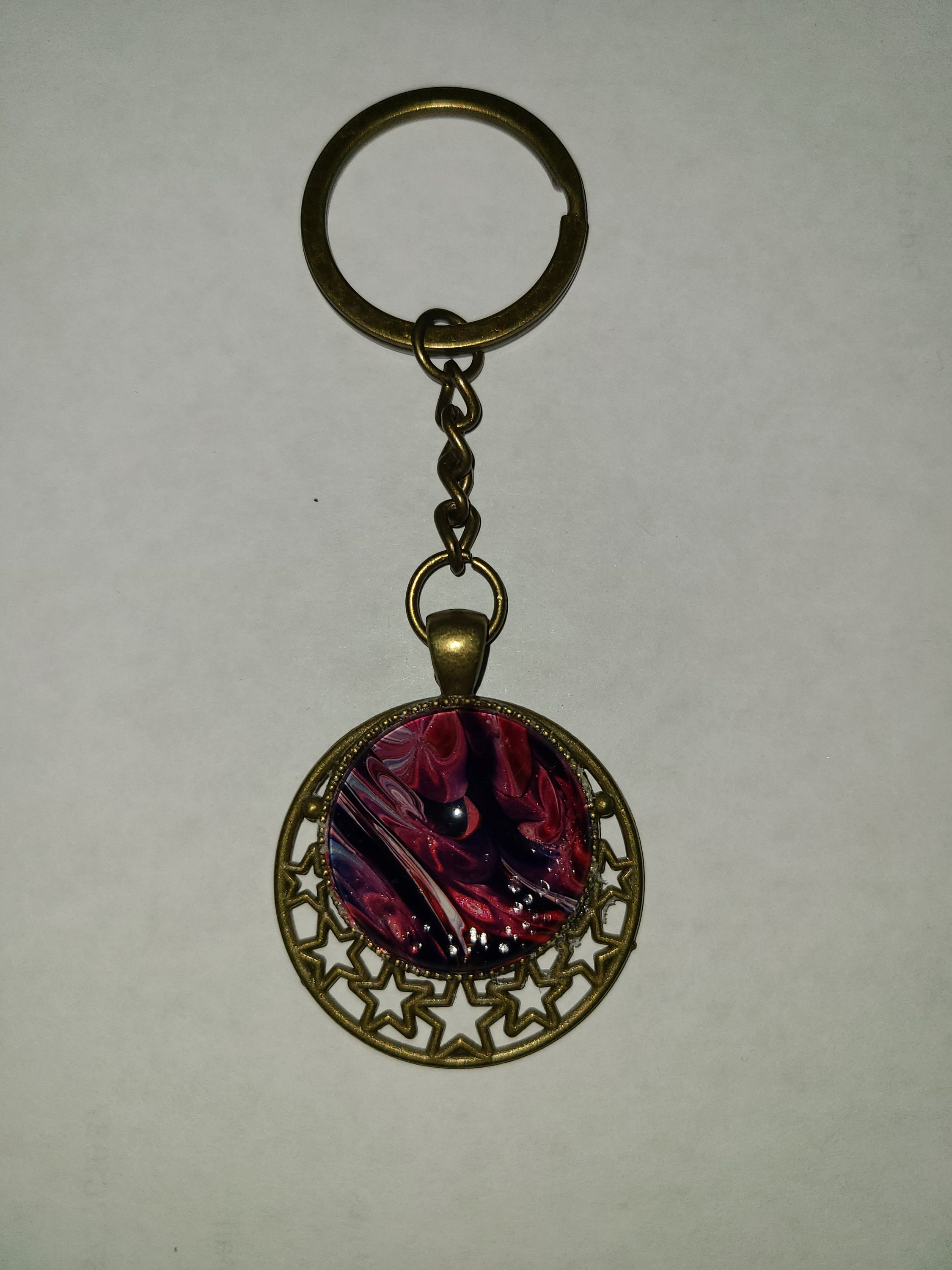 Round and Oval Paint Skin Keychains - Etsy