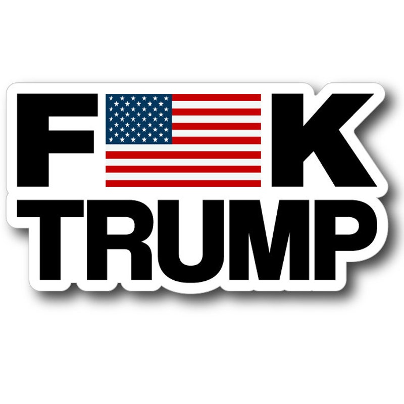 F Trump Sticker - Etsy