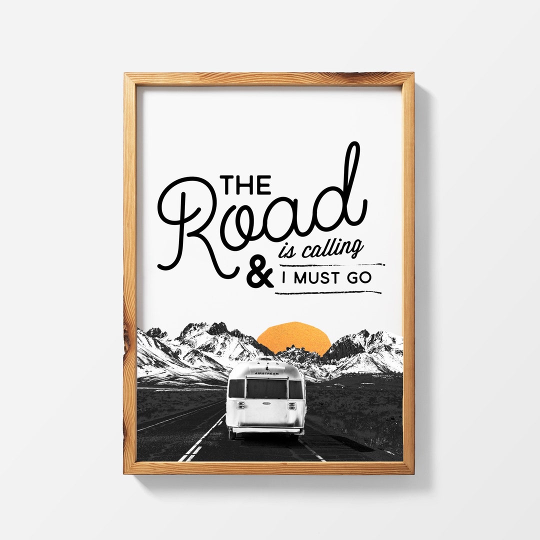 The Road is Calling Poster - Etsy
