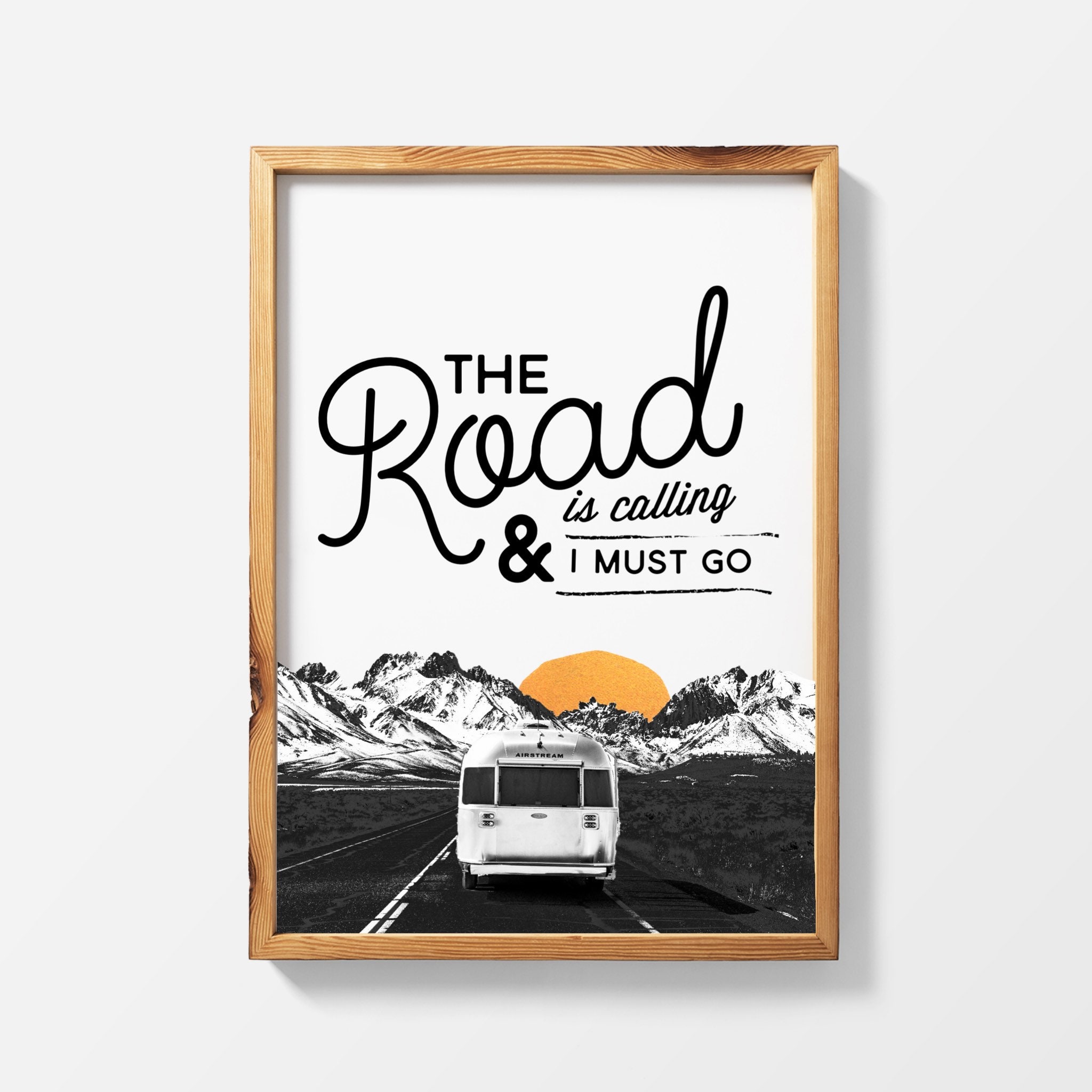 The Road is Calling Poster - Etsy