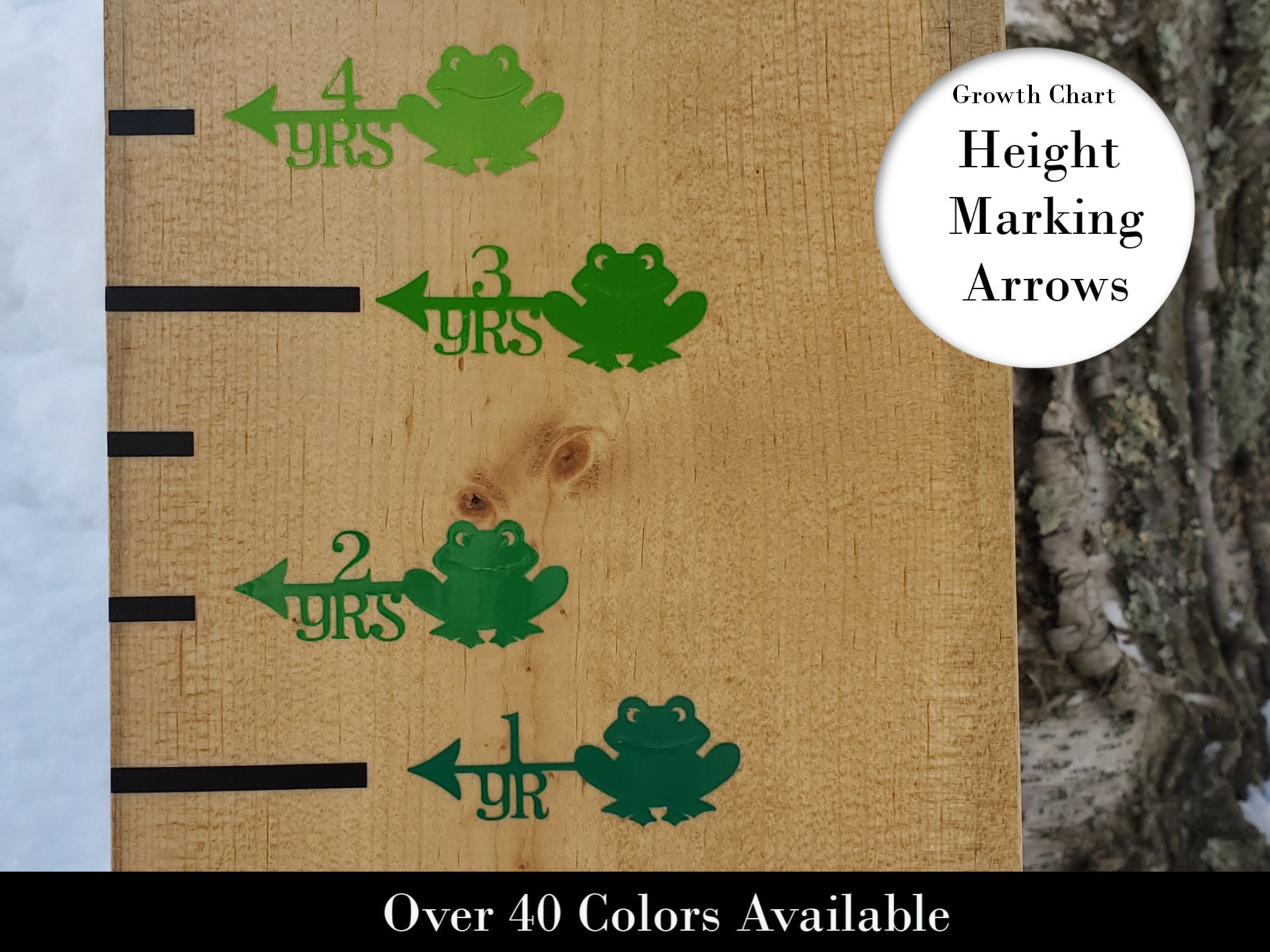 Frog Printable Wall Growth Chart