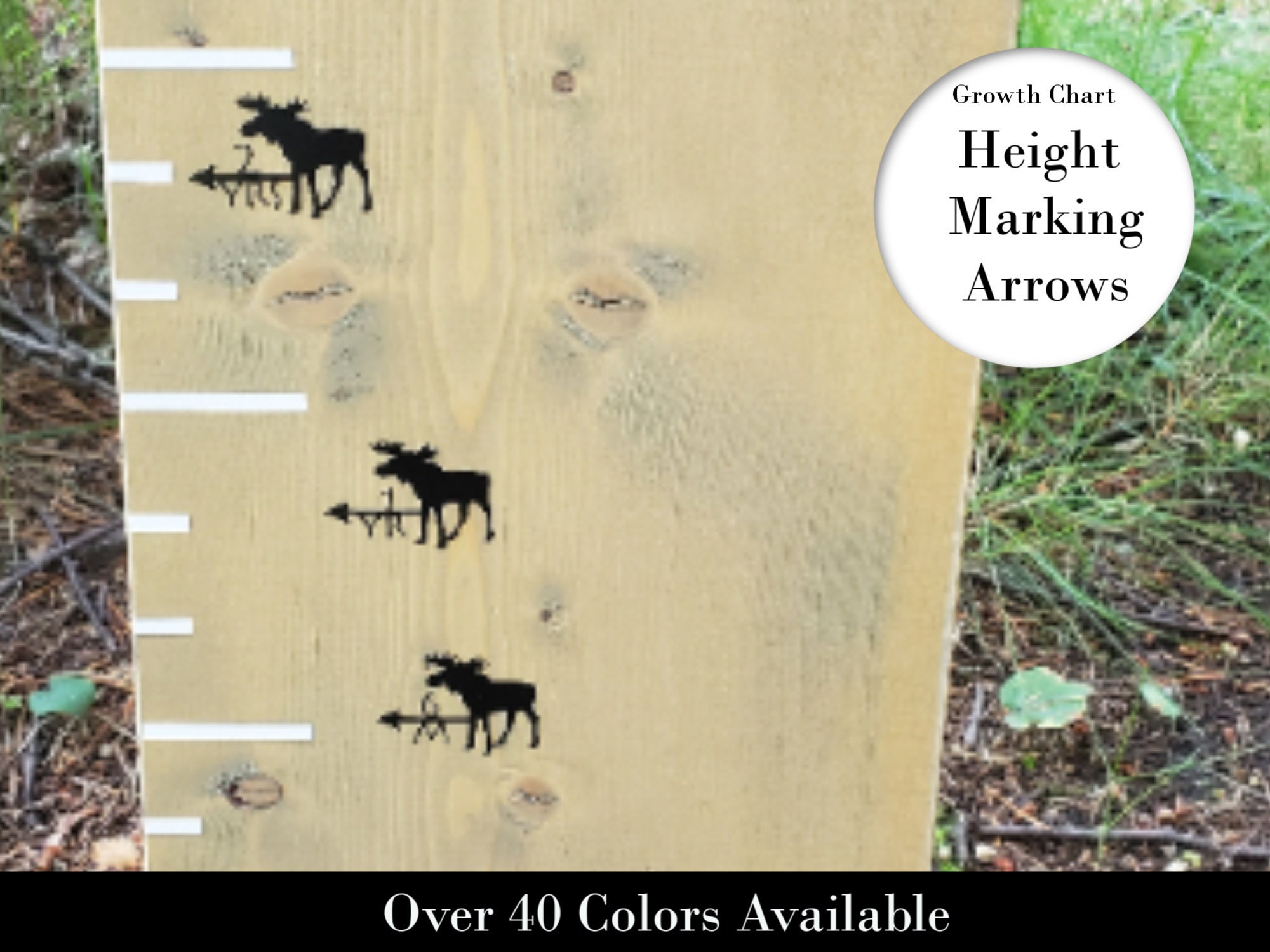 Growth Chart Moose Height Marking Arrows for Growth Charts - Etsy