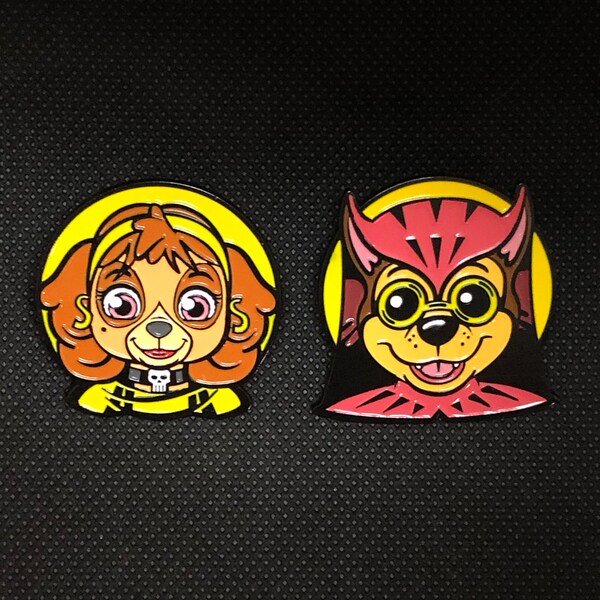 Pin the Badge on Skye - Etsy