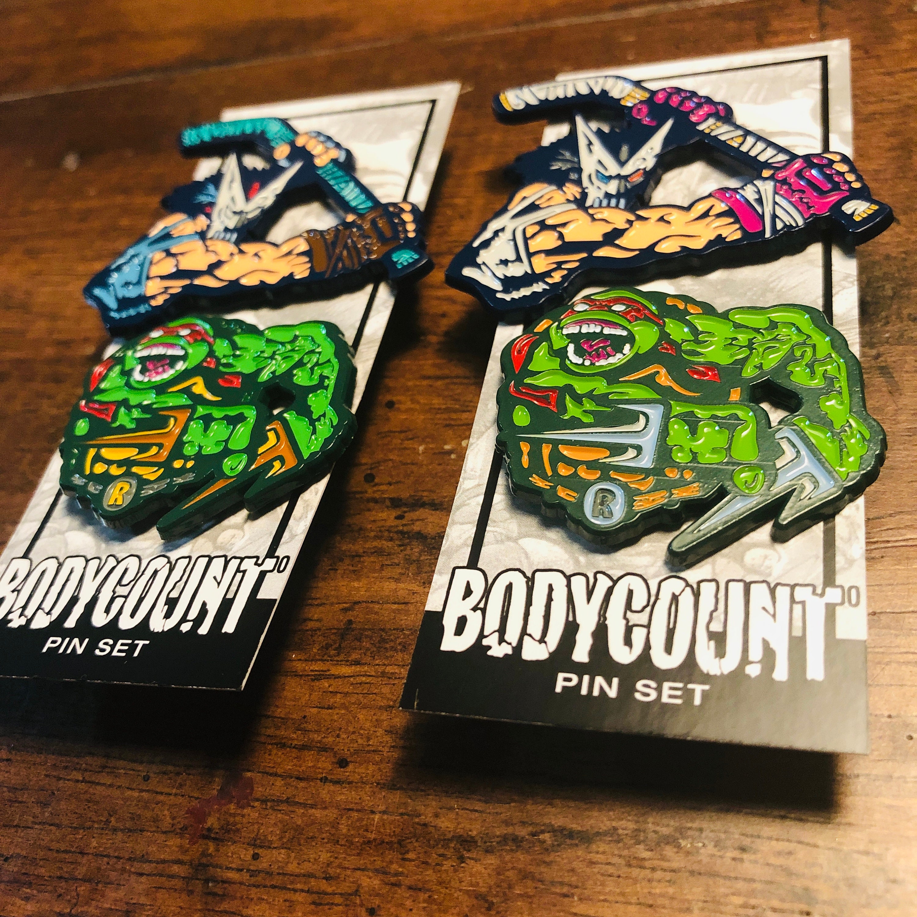 Raphael & Casey Jones Bodycount Enamel Pin Set - Etsy