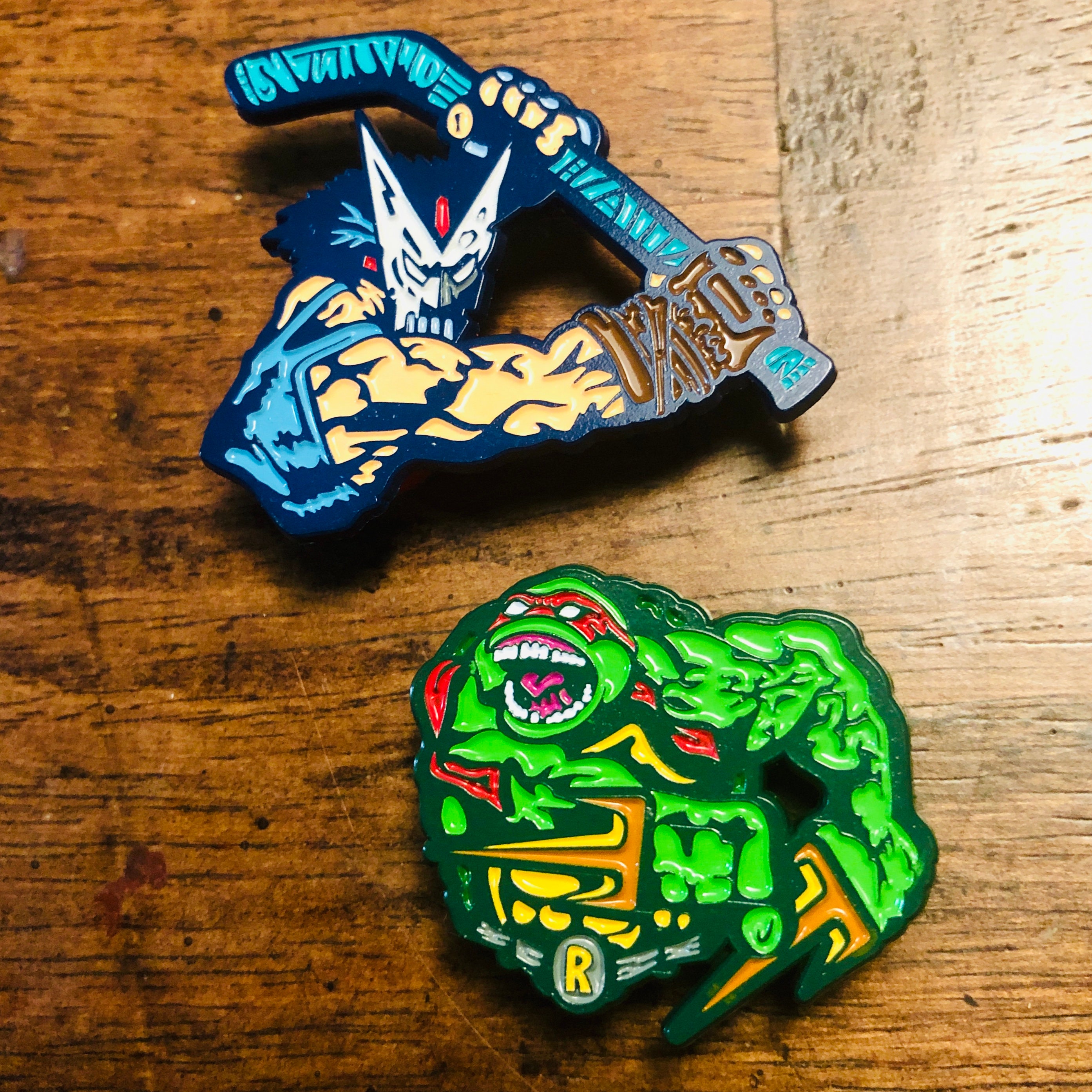 Raphael & Casey Jones Bodycount Enamel Pin Set - Etsy