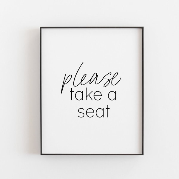 Please Sign in and Take a Seat - Etsy