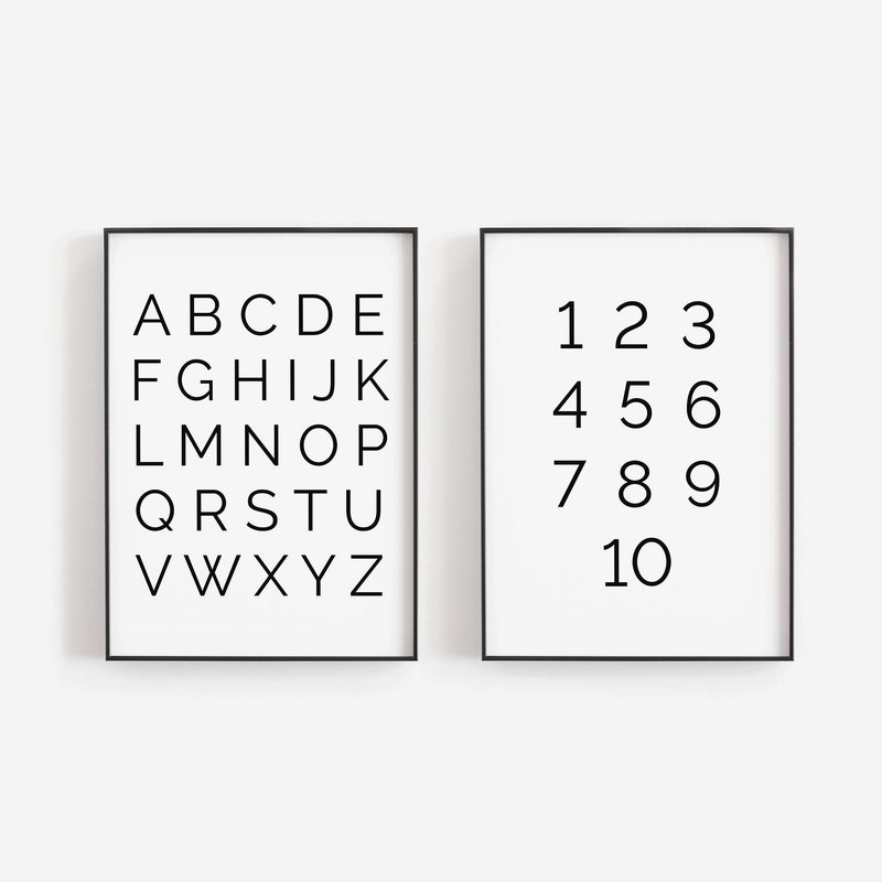 Modern Alphabet - Etsy