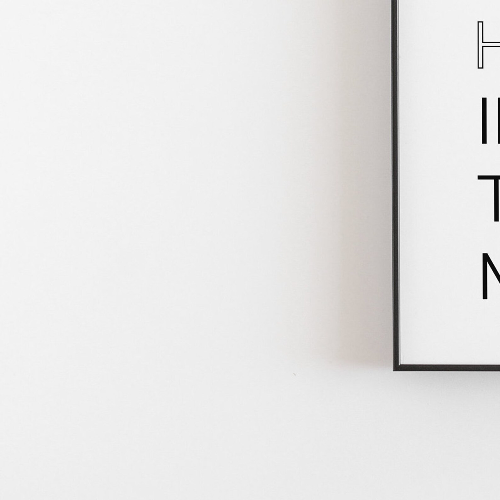 I Am Here in This Moment Printable | Be Here Now Print | Motivational ...