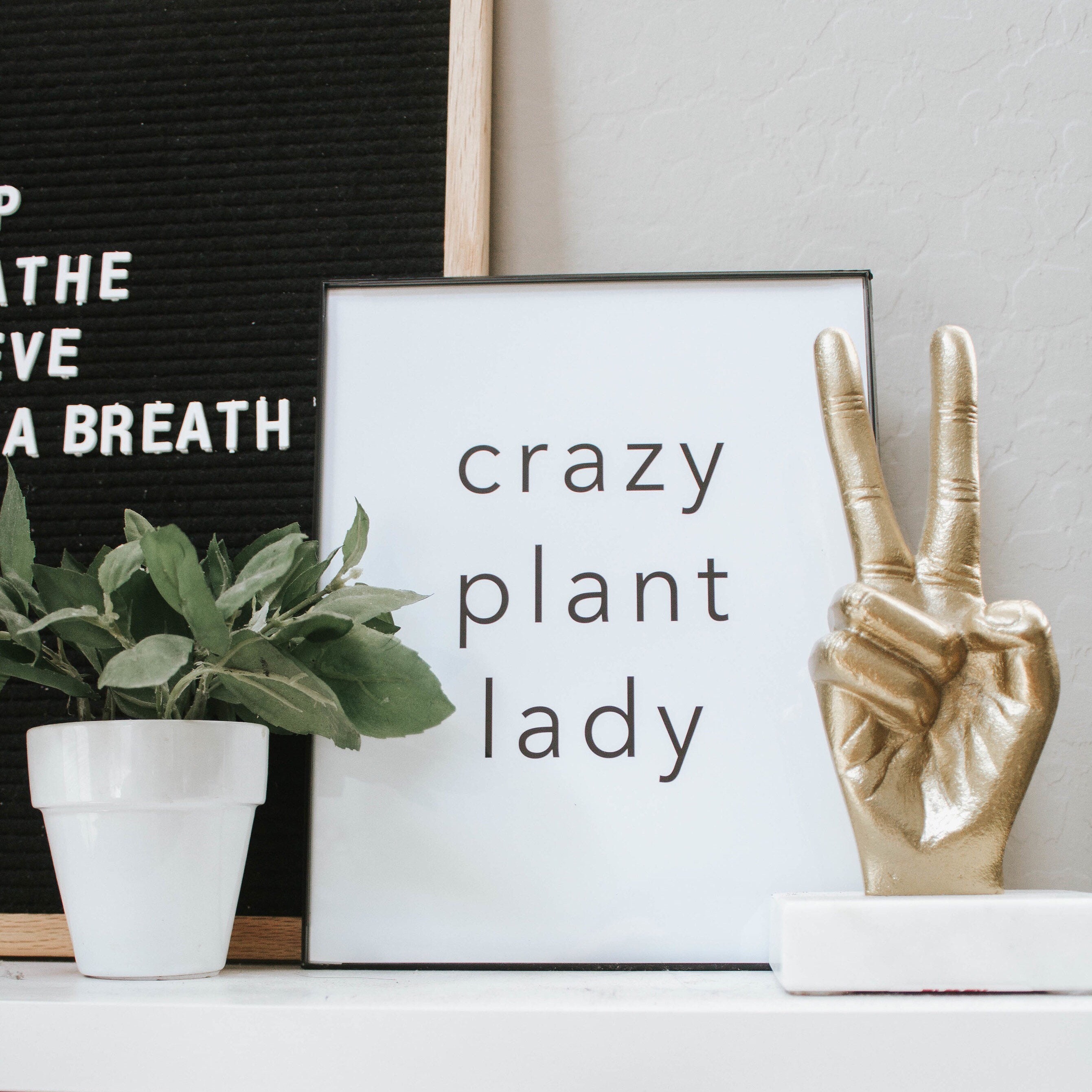 Crazy Plant Lady Gift | Plant Lady Printable | Plant Lady | Positive ...
