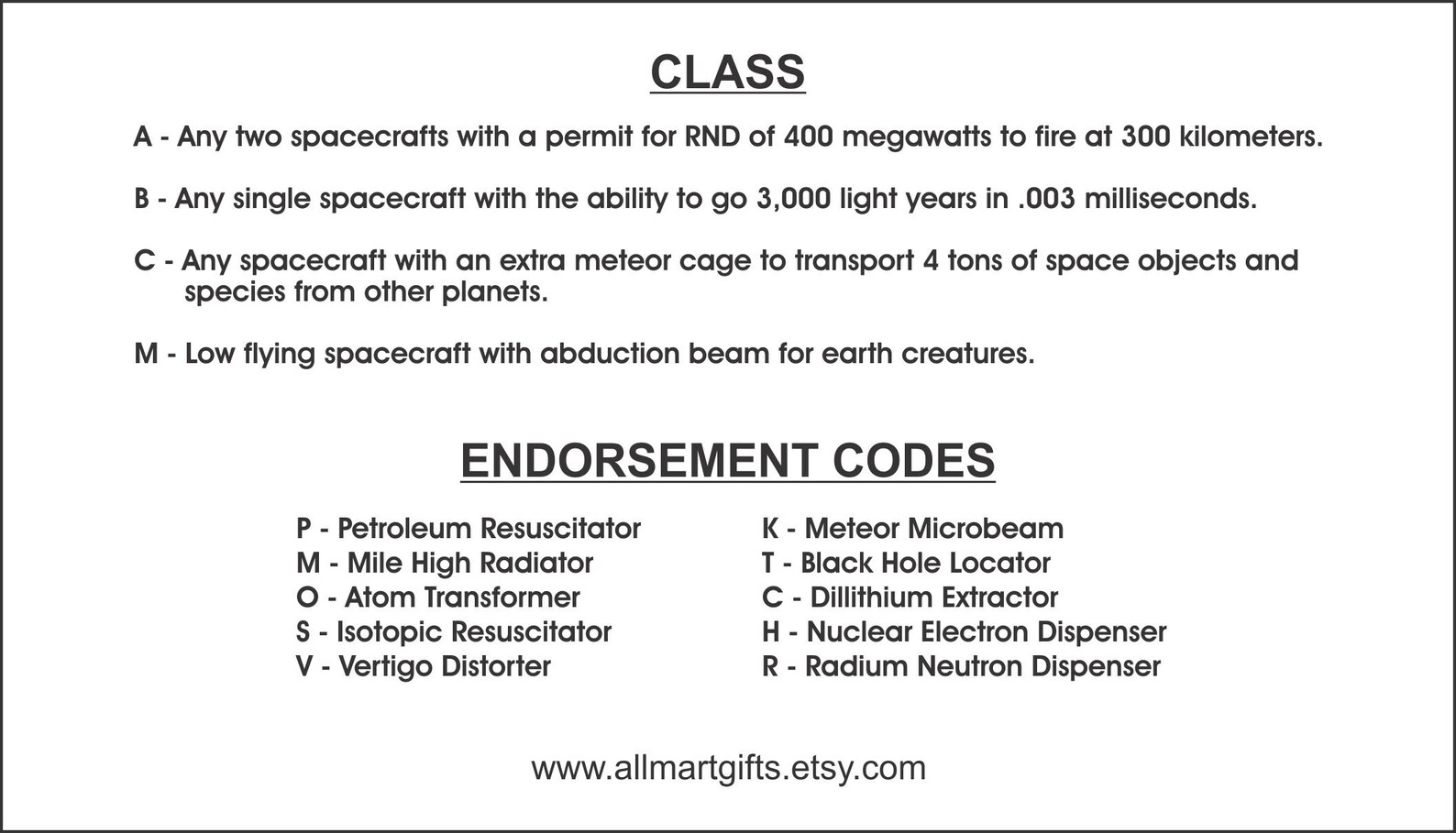 Alien Space Craft License-outer Space-ufo Alien-area 51-flying - Etsy