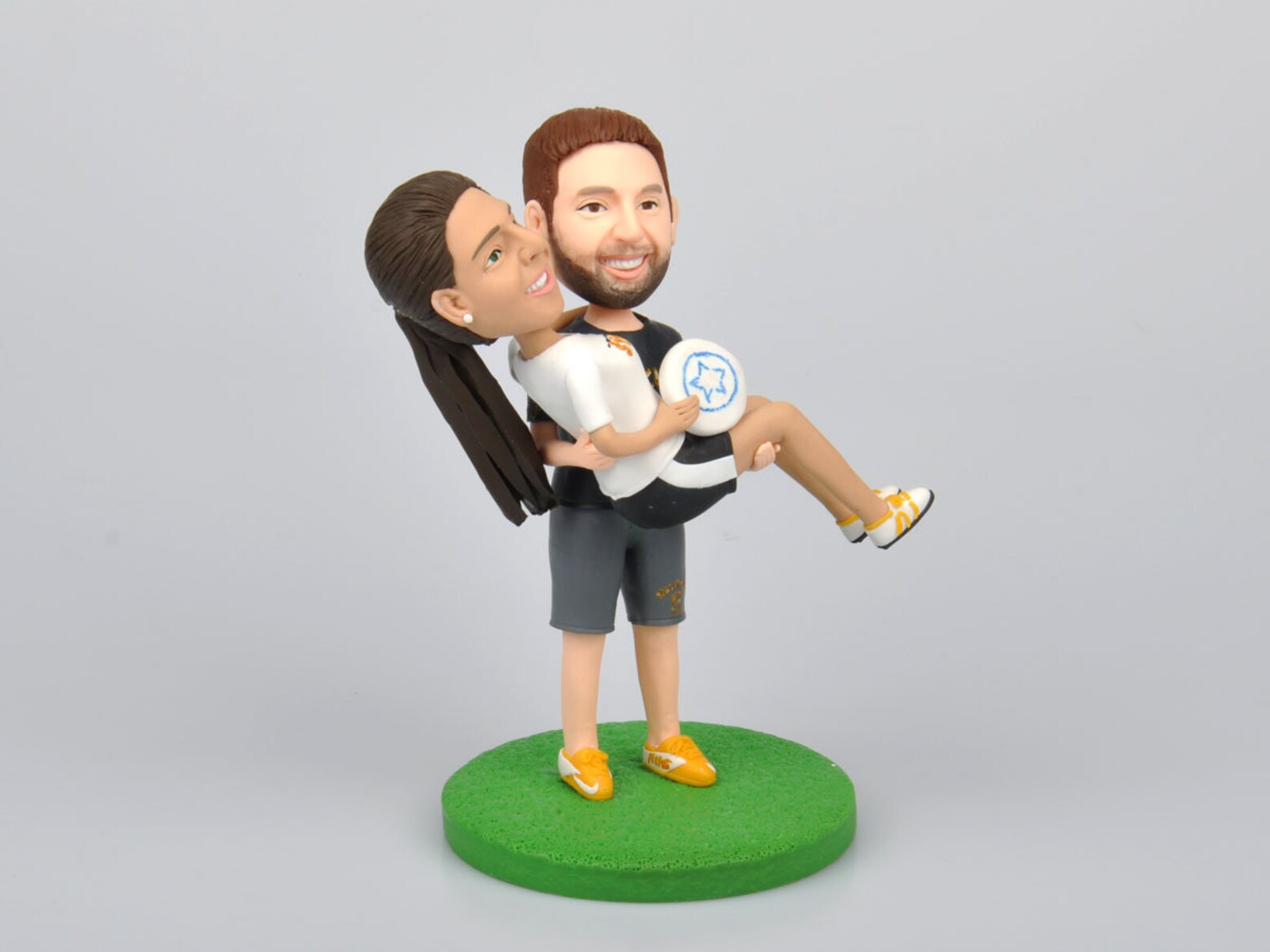 Groom Holding Bride Wedding Cake Topper Duplicate Custom | Etsy