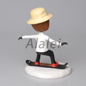 Sled Caketopper Custom Bobblehead Sled Bobblehead, Custom Bobblehead ...