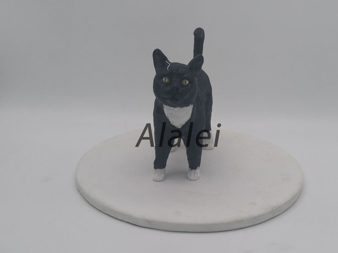 Cat Caketopper Miniature, Personalized Custom Petsdog Wedding ...
