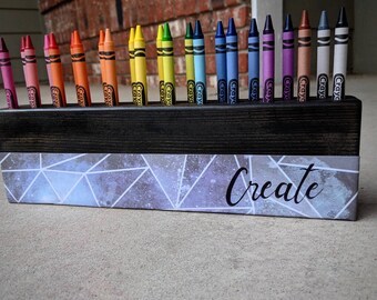 Crayon storage | Etsy