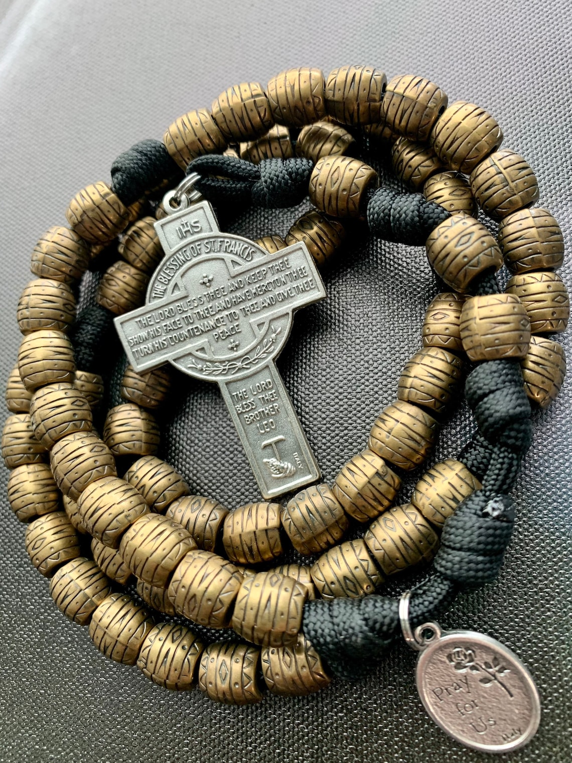 The Order of St Francis Franciscan Crown Rosary w/Bronze CCB | Etsy